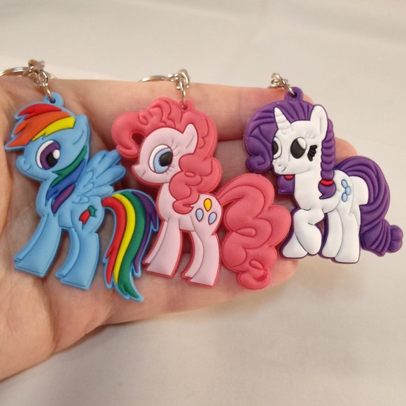 Kristy's Jewels | Accessories | Silver My Little Pony Key Rings Rainbow ...